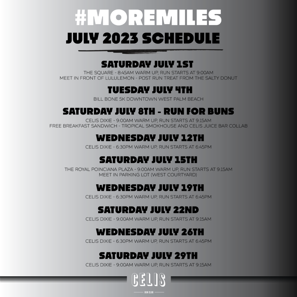 Run Club – Celis Juice Bar